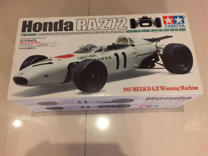 全新 雙星 TAMIYA HONDA RA272 1965 MEXICO DIE-CAST 1/12 scale, 興趣及遊戲, 玩具 ...