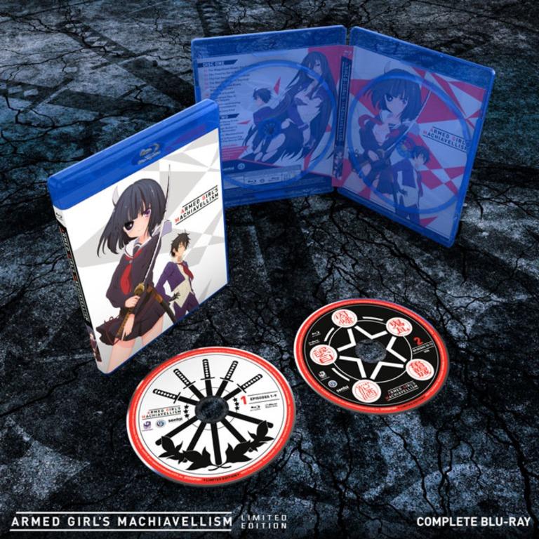 Armed Girls Machiavellism Premium Edition Anime Box Set Blu Ray On Carousell