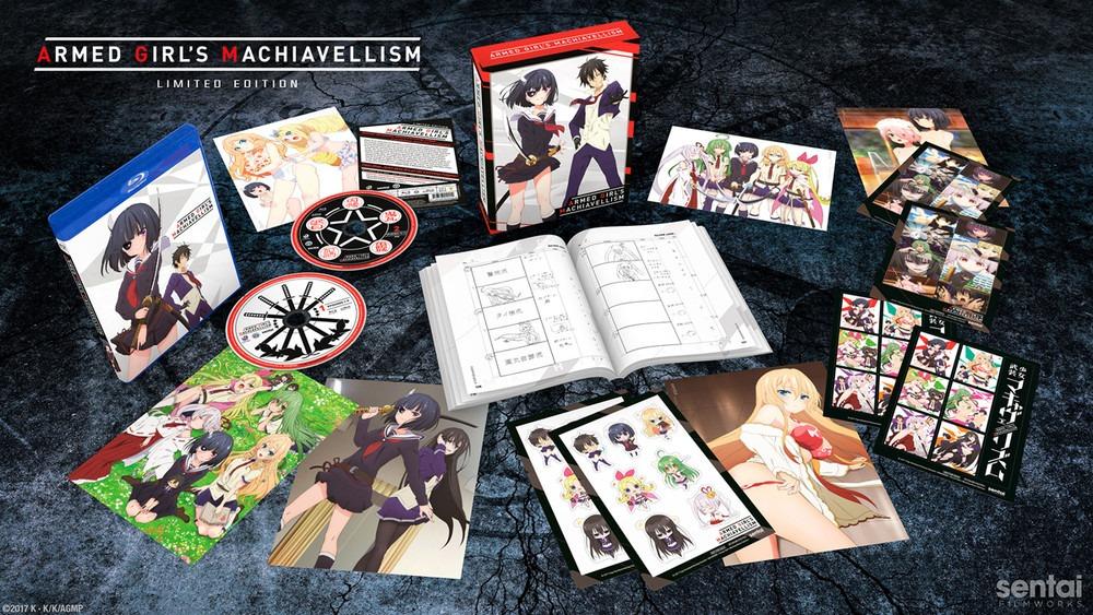 Armed Girls Machiavellism Premium Edition Anime Box Set Blu Ray On