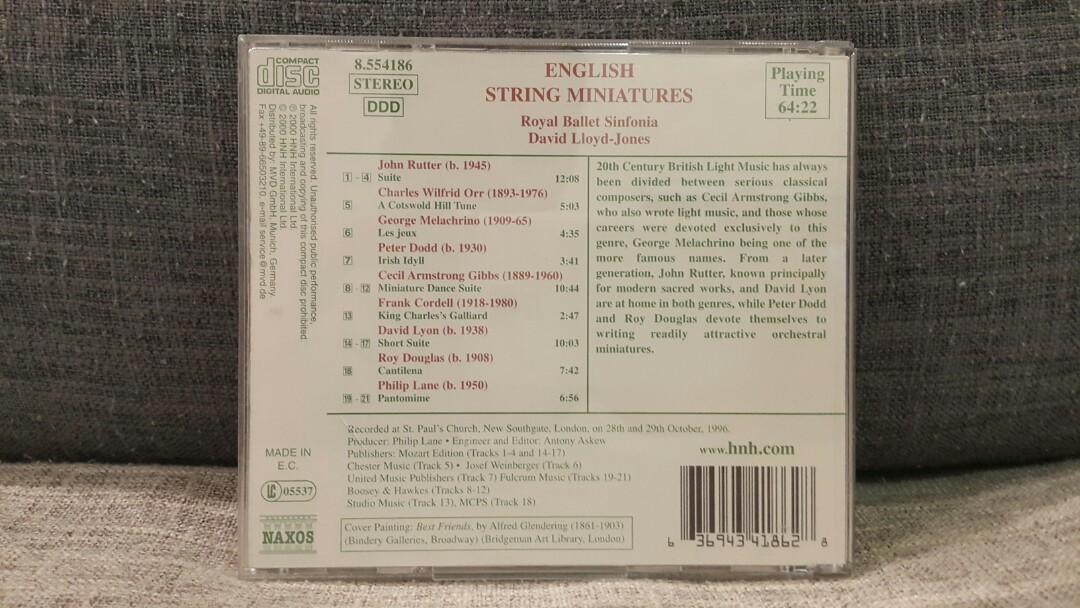 (CD) English String Miniatures, Hobbies & Toys, Music & Media, CDs ...