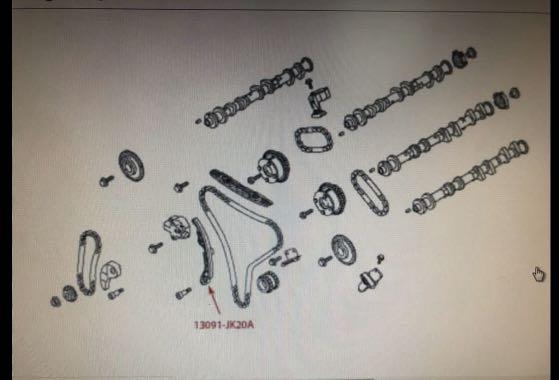 GTR R35 Timing chain kit - original, Auto Accessories on Carousell