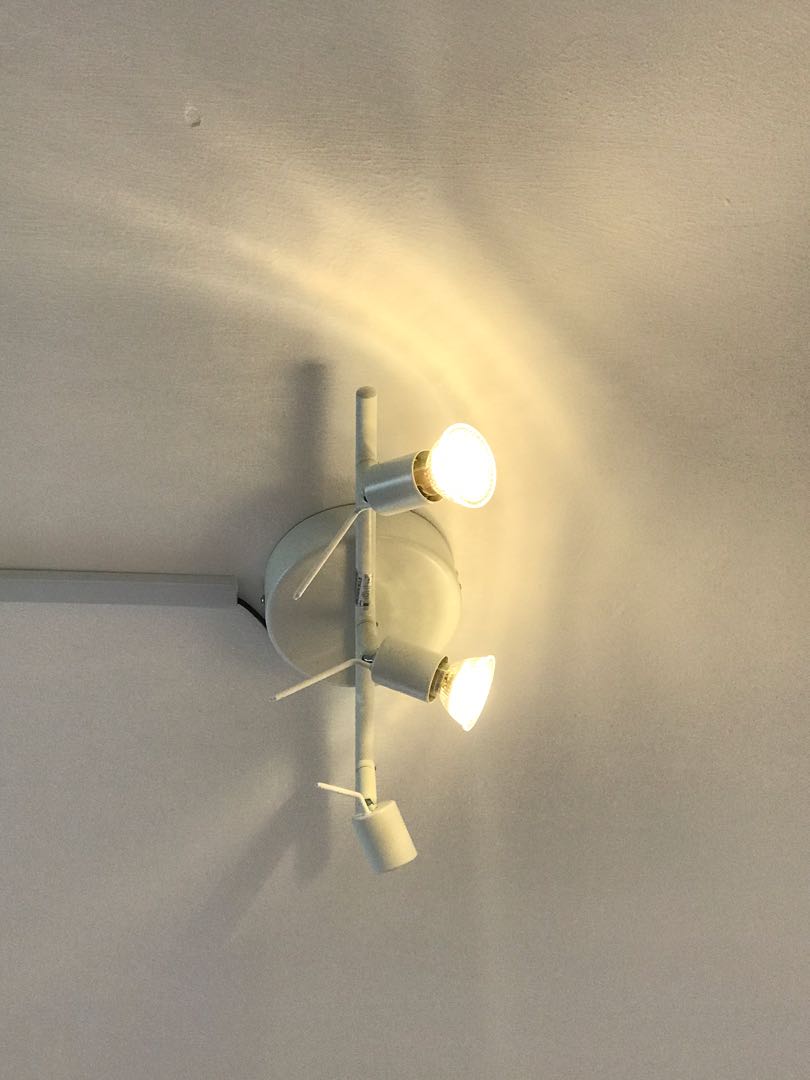 IKea Spotlight ceiling light, Furniture & Home Living, Lighting & Fans ...