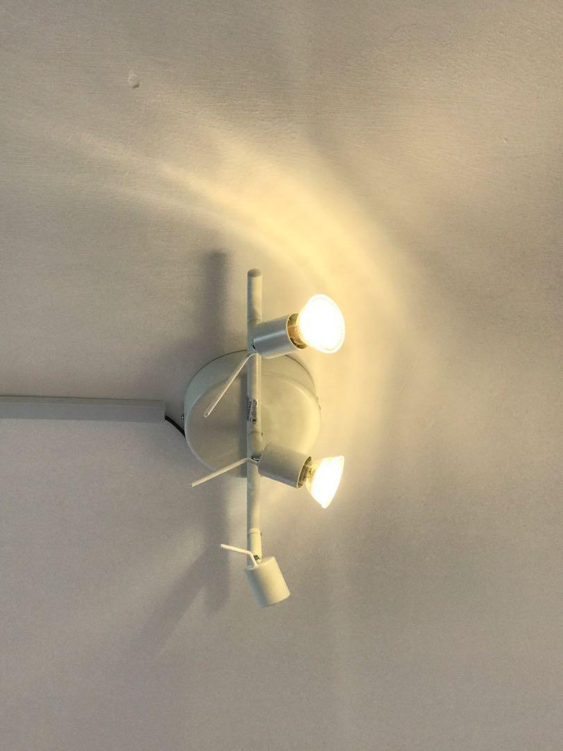 IKea Spotlight ceiling light, Furniture & Home Living, Lighting & Fans ...