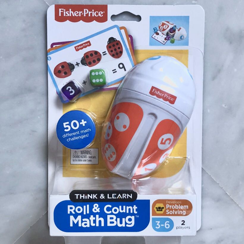 (In-Stock) Fisher-Price Think & Learn Roll & Count Math Bug Preschool ...