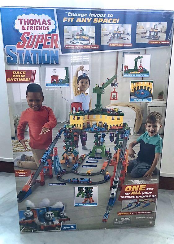(In-Stock) Fisher-Price Thomas & Friends Super Station TrackMaster Set ...