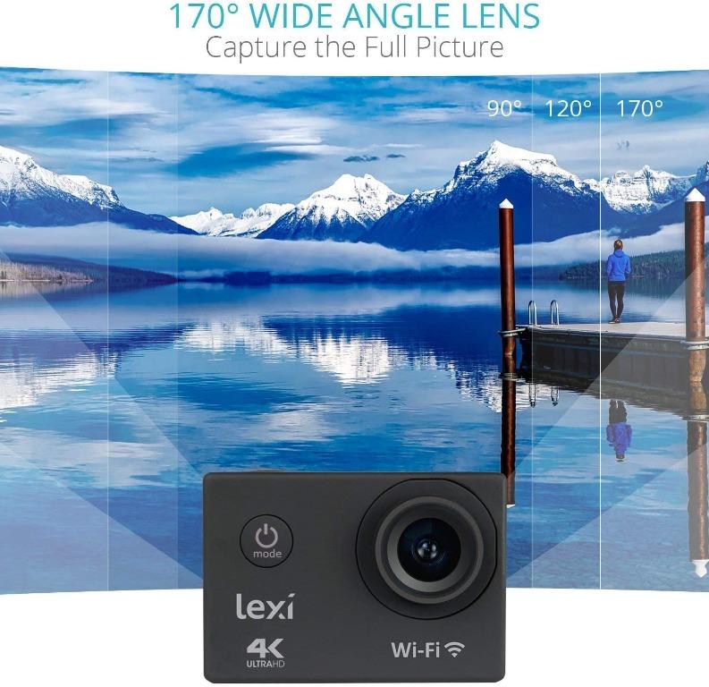 B. Lexi 4K Ultra HD Action Camera, Photography, Cameras on Carousell