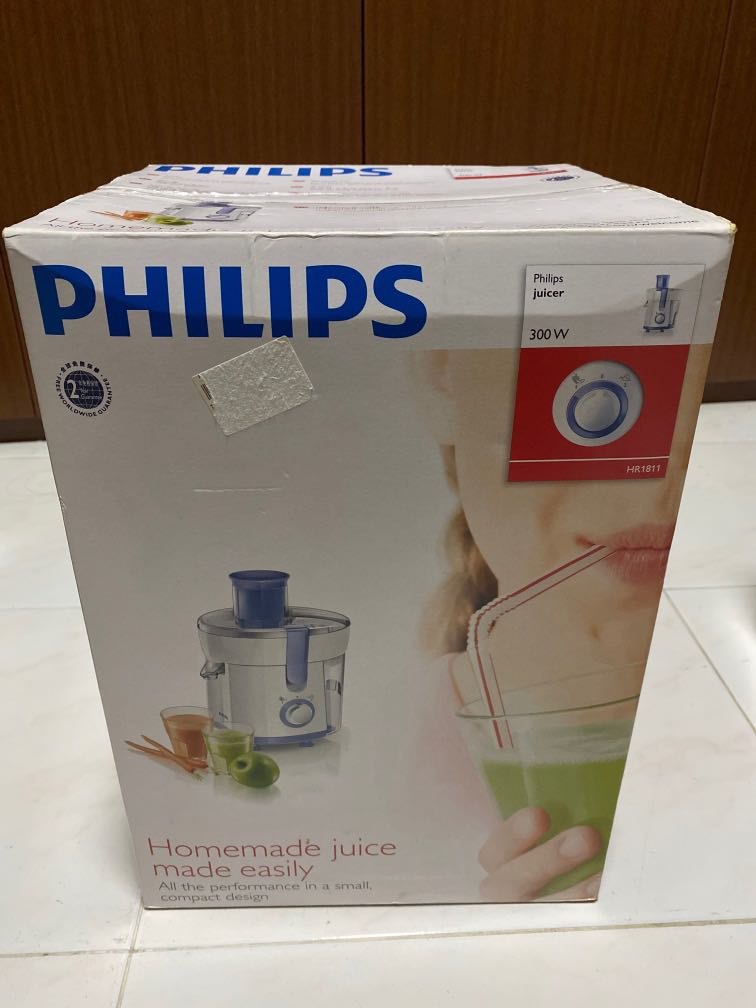 Philips Juicer HR1811, TV & Home Appliances, Kitchen Appliances ...