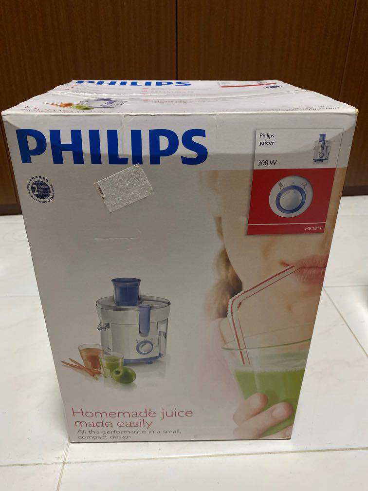 Philips Juicer HR1811, TV & Home Appliances, Kitchen Appliances ...