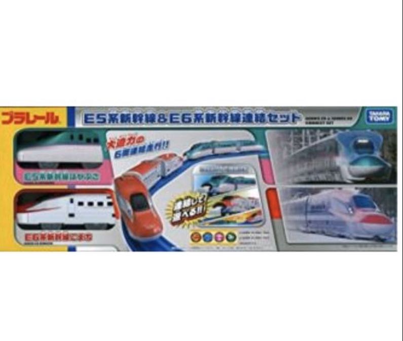 Plarail Train-E5 Shinkansen & E6 Shinkansen Set, 興趣及遊戲, 玩具 & 遊戲類 ...