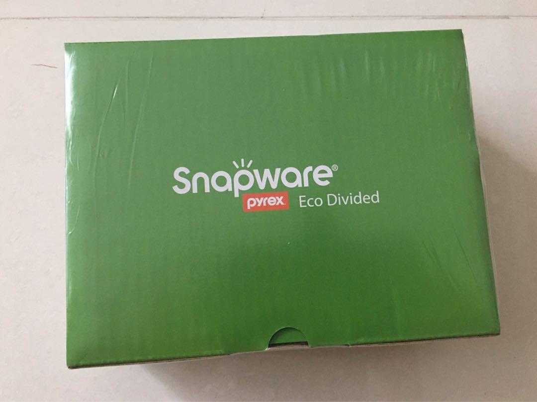Pyrex Snapware Eco Divided 990ml Lunch Box, Furniture & Home Living ...