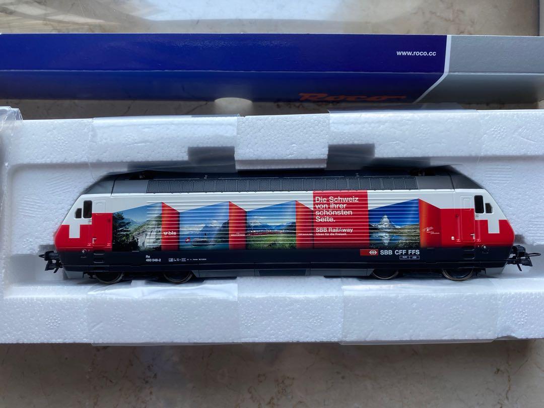 ROCO 73282 Re460 SBB CFF FFS 瑞士火車 DCC數碼音效 HO gauge 火車模型, 興趣及遊戲, 玩具 & 遊戲 ...