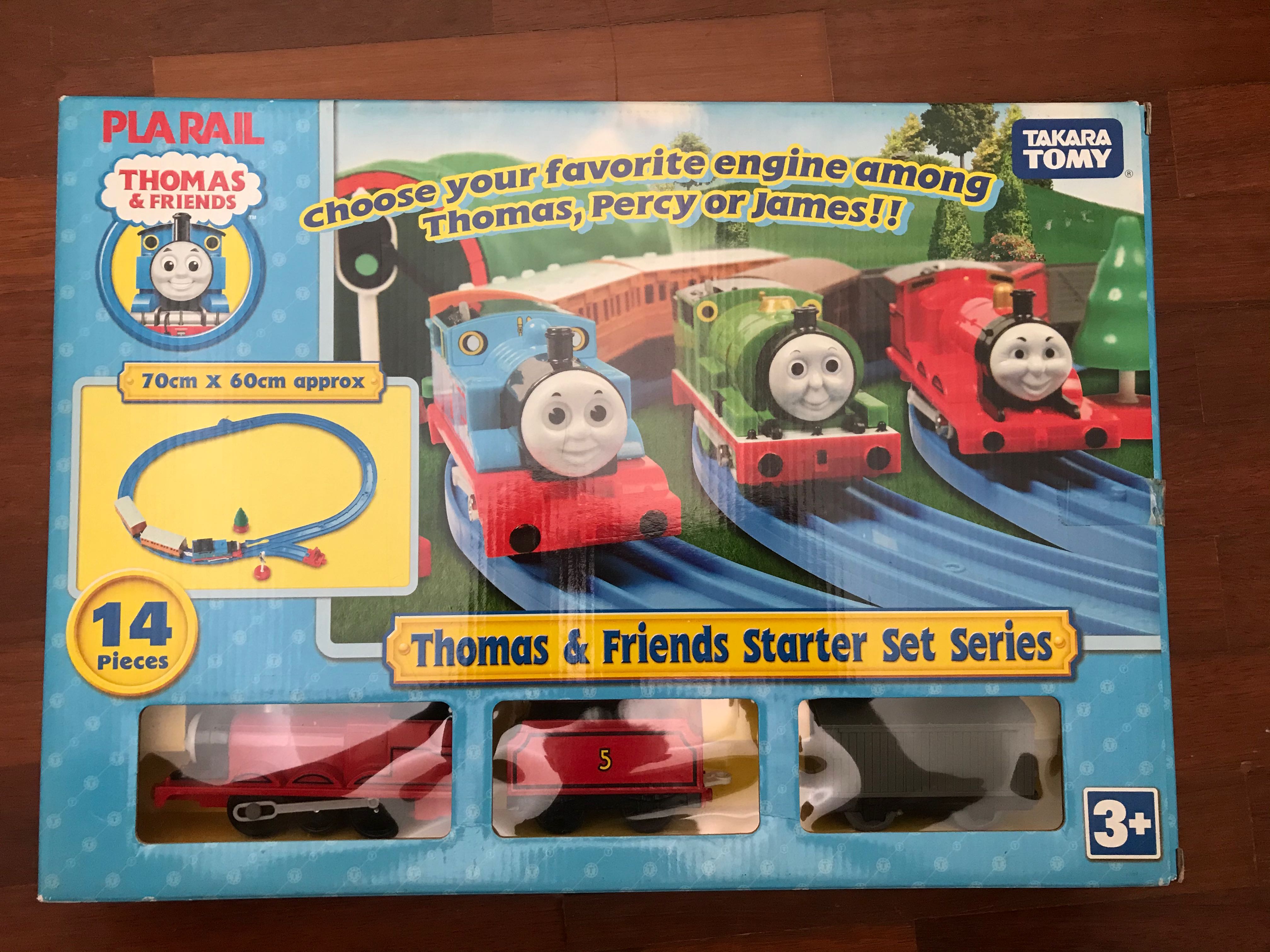 Thomas & friends starter set with James train, Hobbies & Toys, Toys ...