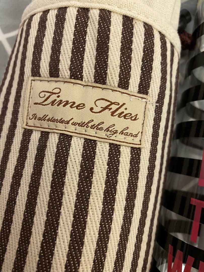 Typo Glass Drink Bottle with Daiso Water Bottle Carrier, Everything ...