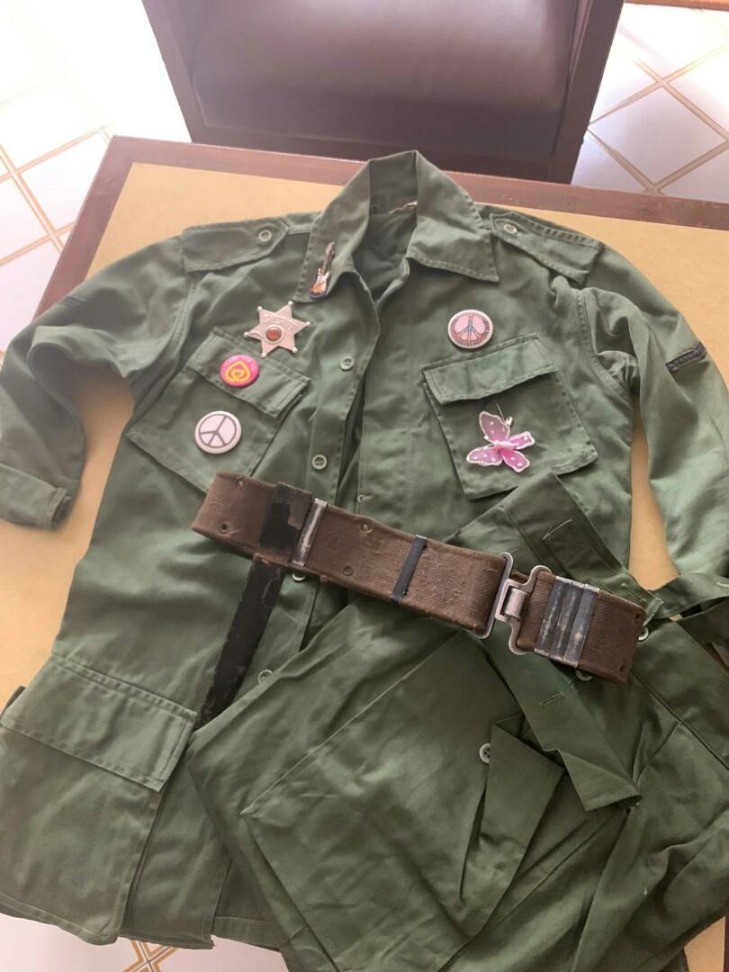 Vintage SAF Temasek Green 4 Pocket, Hobbies & Toys, Memorabilia ...