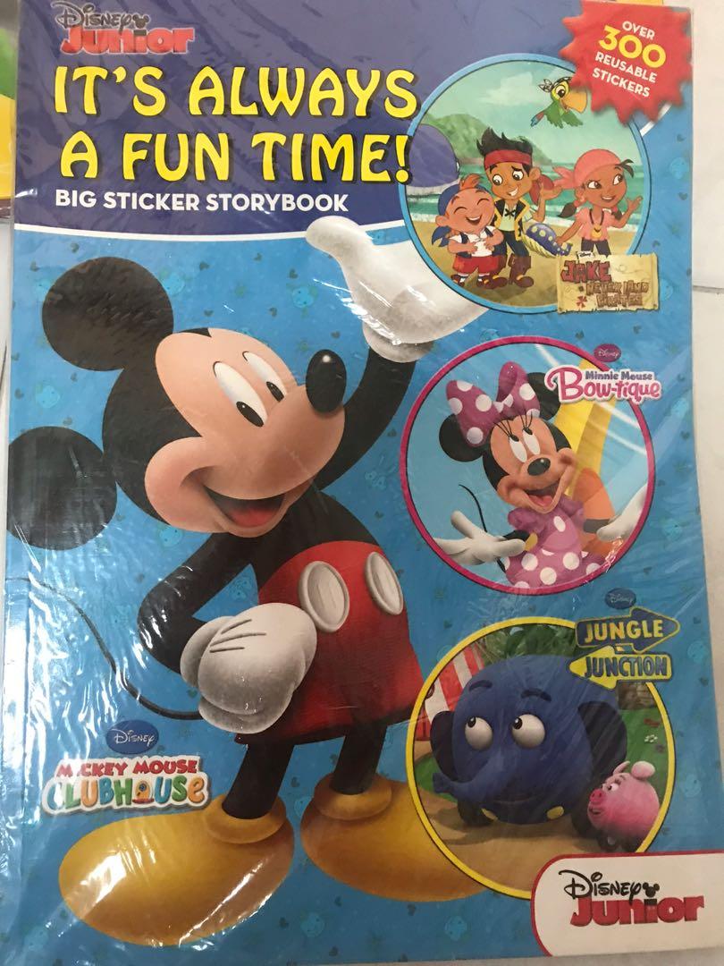 Bundle of Disney Junior Activity Books, Story & Cards, Hobbies & Toys ...