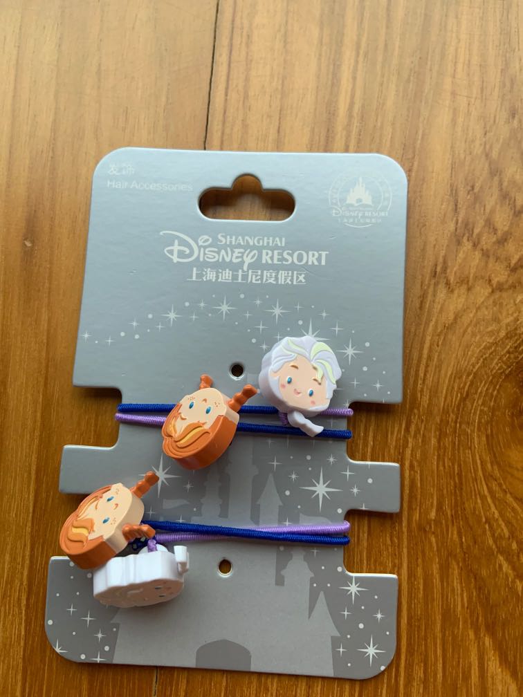 Disneyland Resort hair band rubber anna elsa frozen Shanghai nt USA LA ...