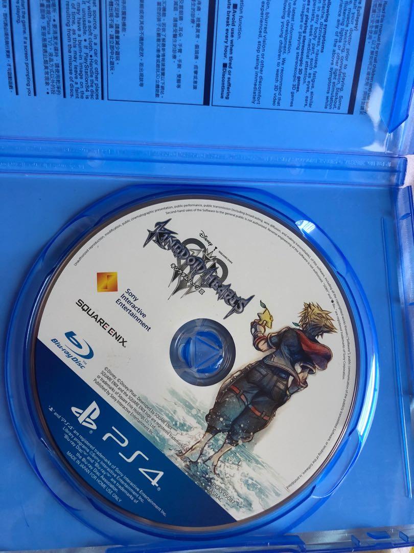 Kingdom Hearts III - PS4 Game Disk, Video Gaming, Video Games ...