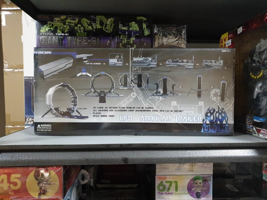 Transformers DOTM Mechtech Optimus prime jetwing + Annular Trailer ...