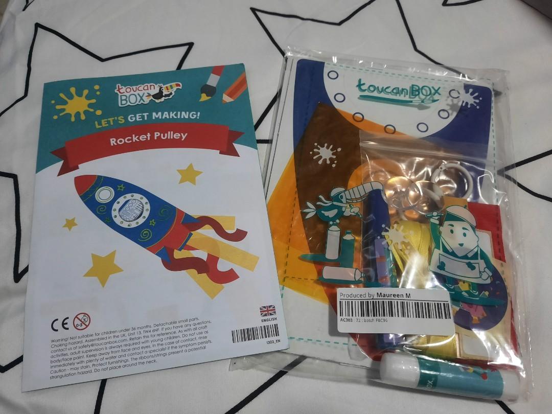 Rocket Pulley DIY Craft Kit, Hobbies & Toys, Stationery & Craft, Craft ...