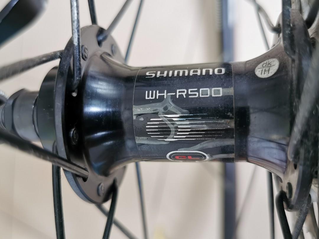Shimano WH-R500 Wheelset, Sports Equipment, Bicycles & Parts, Bicycles ...
