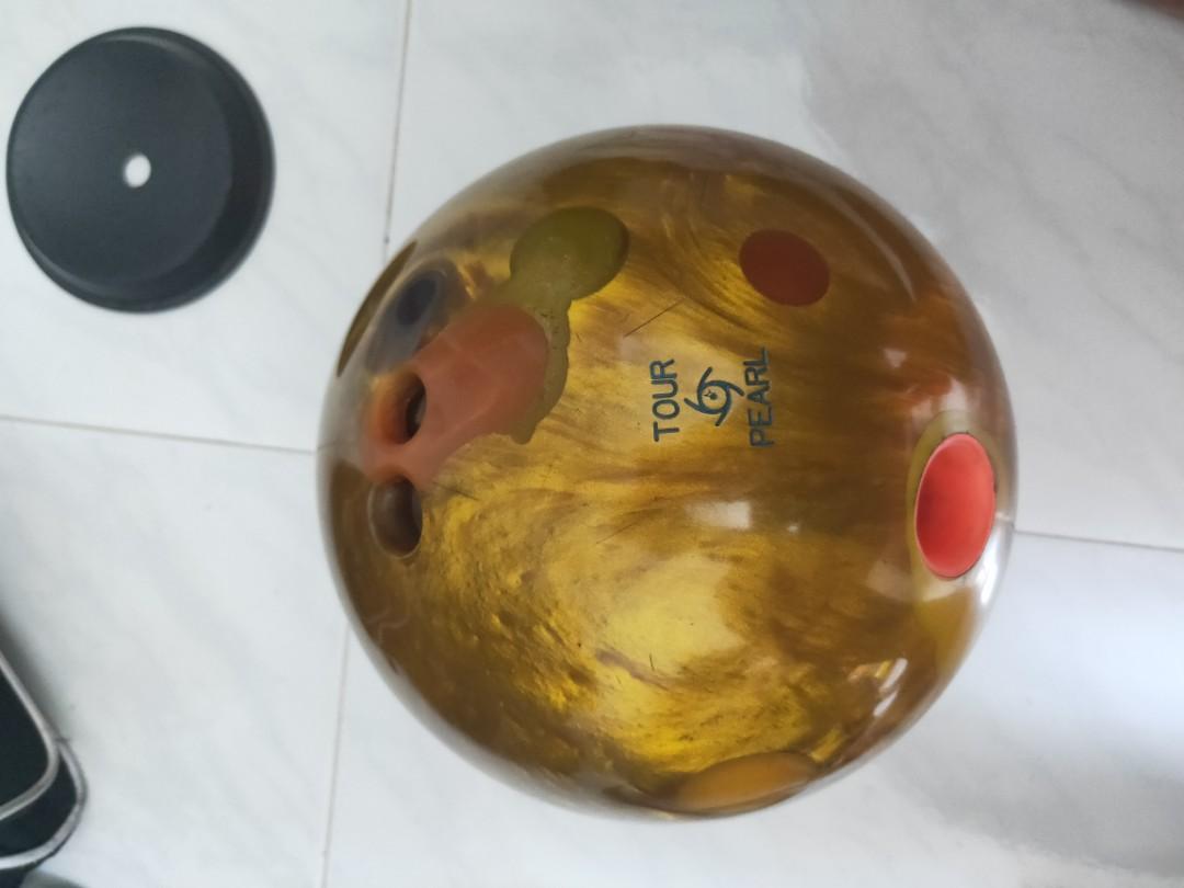 Storm IQ Tour Pearl Gold Bowling Ball RH, Sports Equipment, Sports ...