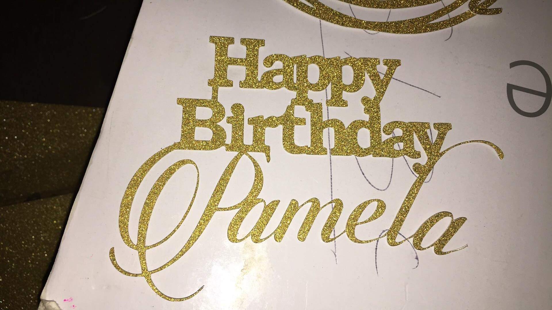 Customized Cake Topper | Wedding, Birthdays Debut, Anniversary staple ...