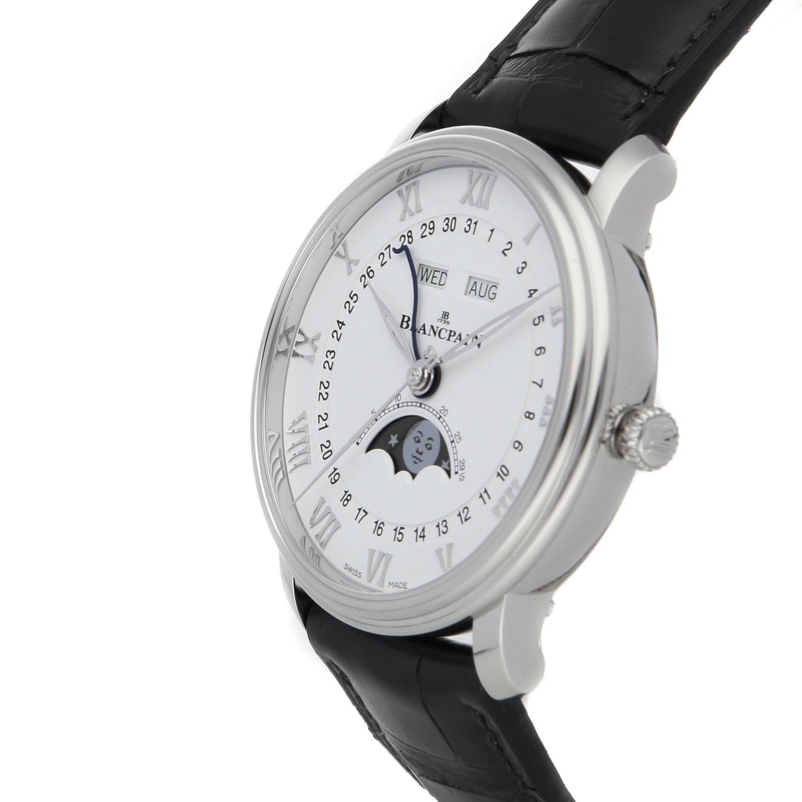 Blancpain Villeret Quantieme Complete Calendar 6654-1127-55B, Luxury ...