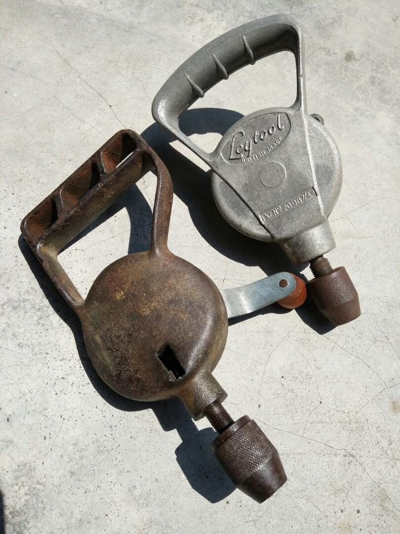 ANTIQUE MANUAL HAND DRILL, Furniture & Home Living, Home Decor, Vases ...