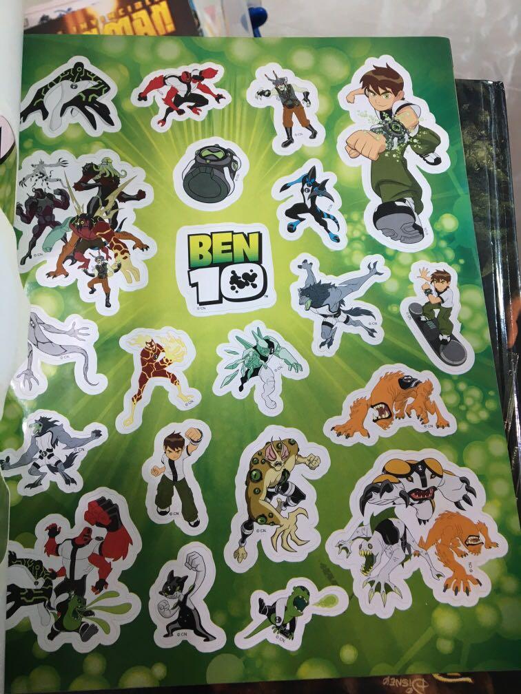 Ben 10 activity book 貼紙, 書本 & 文具, 小朋友書 - Carousell