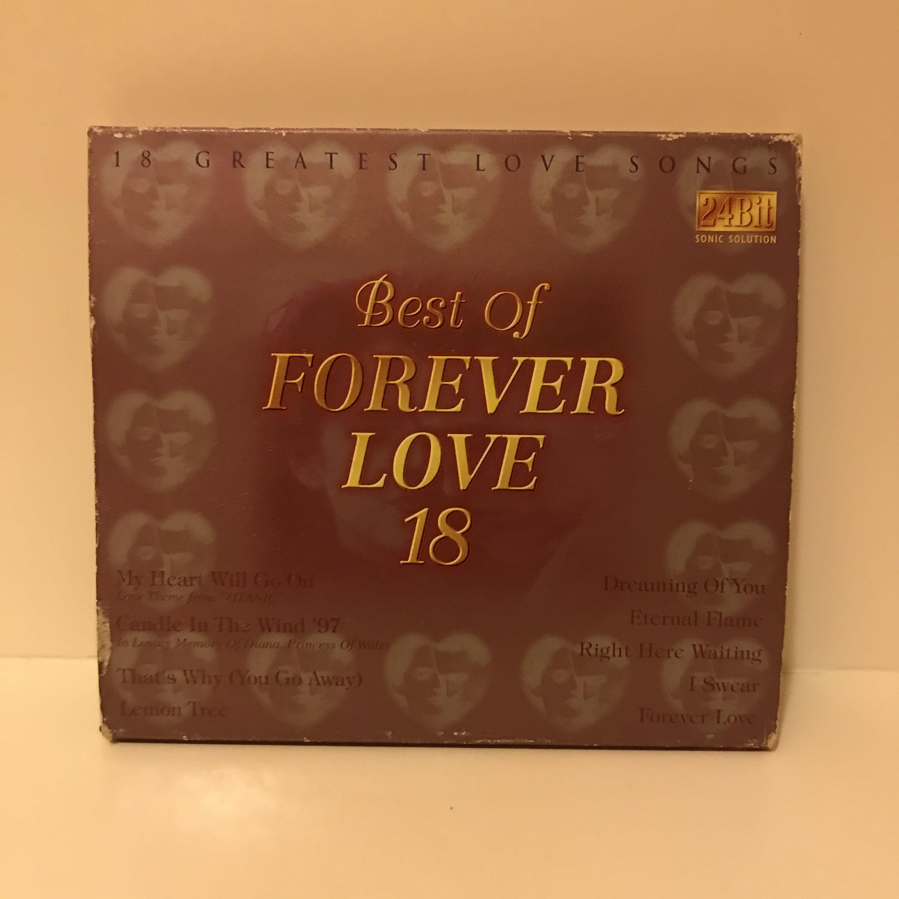Best of Forever Love songs CD, 興趣及遊戲, 音樂樂器 & 配件, 音樂與媒體 - CD 及 DVD ...