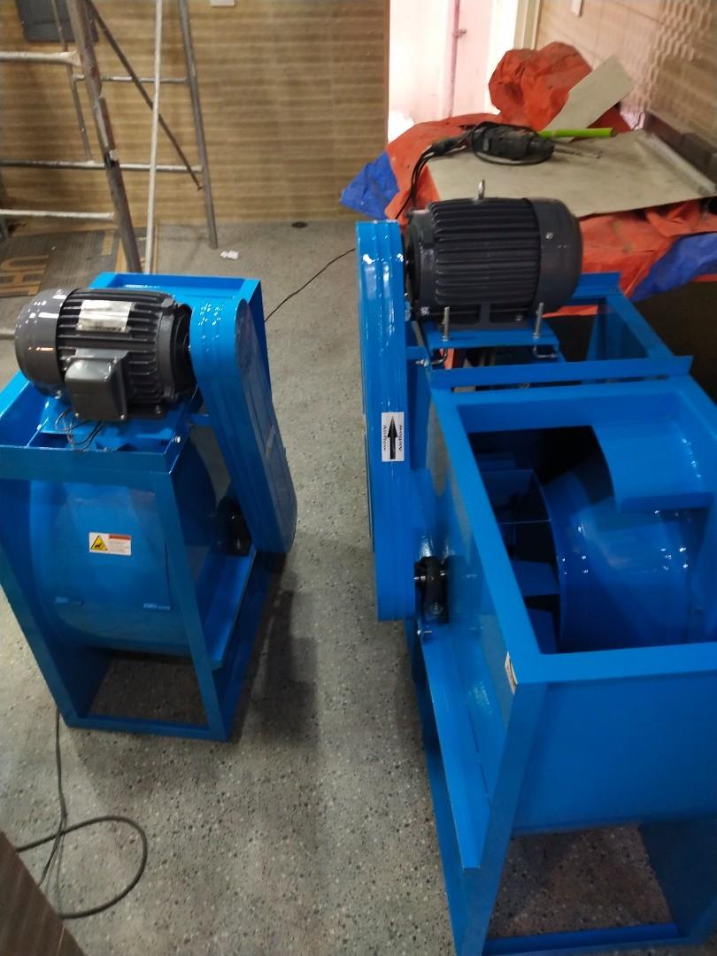 Centrifugal Fans Blower Fabric Ducting Volume Damper Plenum Box ...