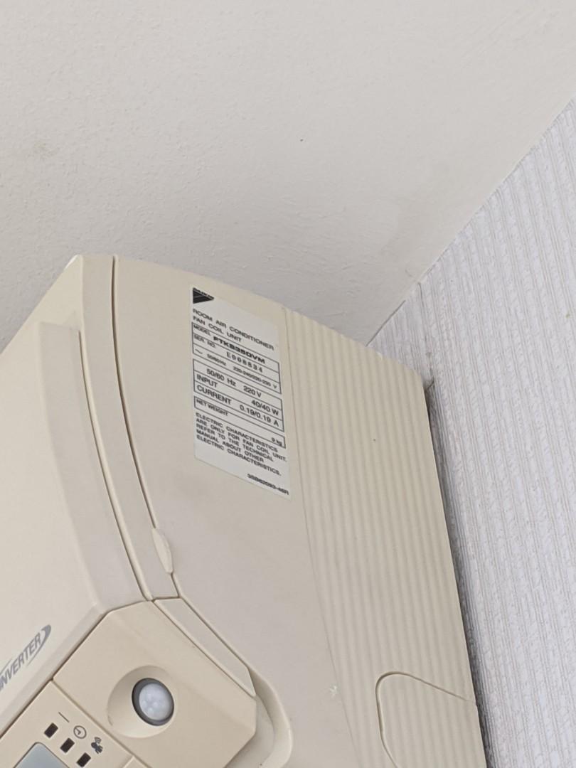 Daikin aircon 12k BTU, Home Appliances, Cooling & Air Care on Carousell