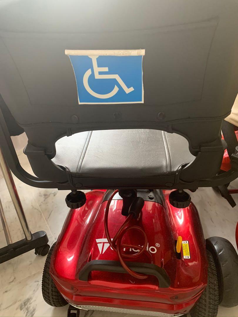 24V Tornado H5 Electric Mobility AID Elderly Scooter wheelchair, Health ...