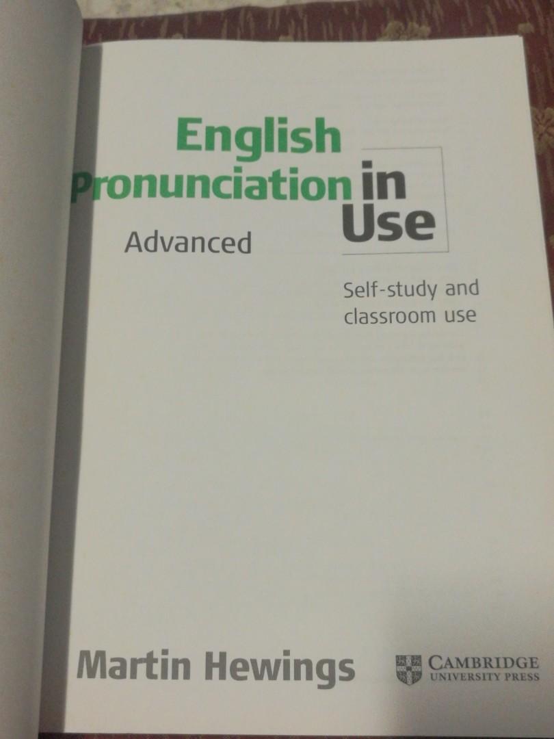 English pronunciation in use (Advanced) Cambridge, Computers & Tech ...