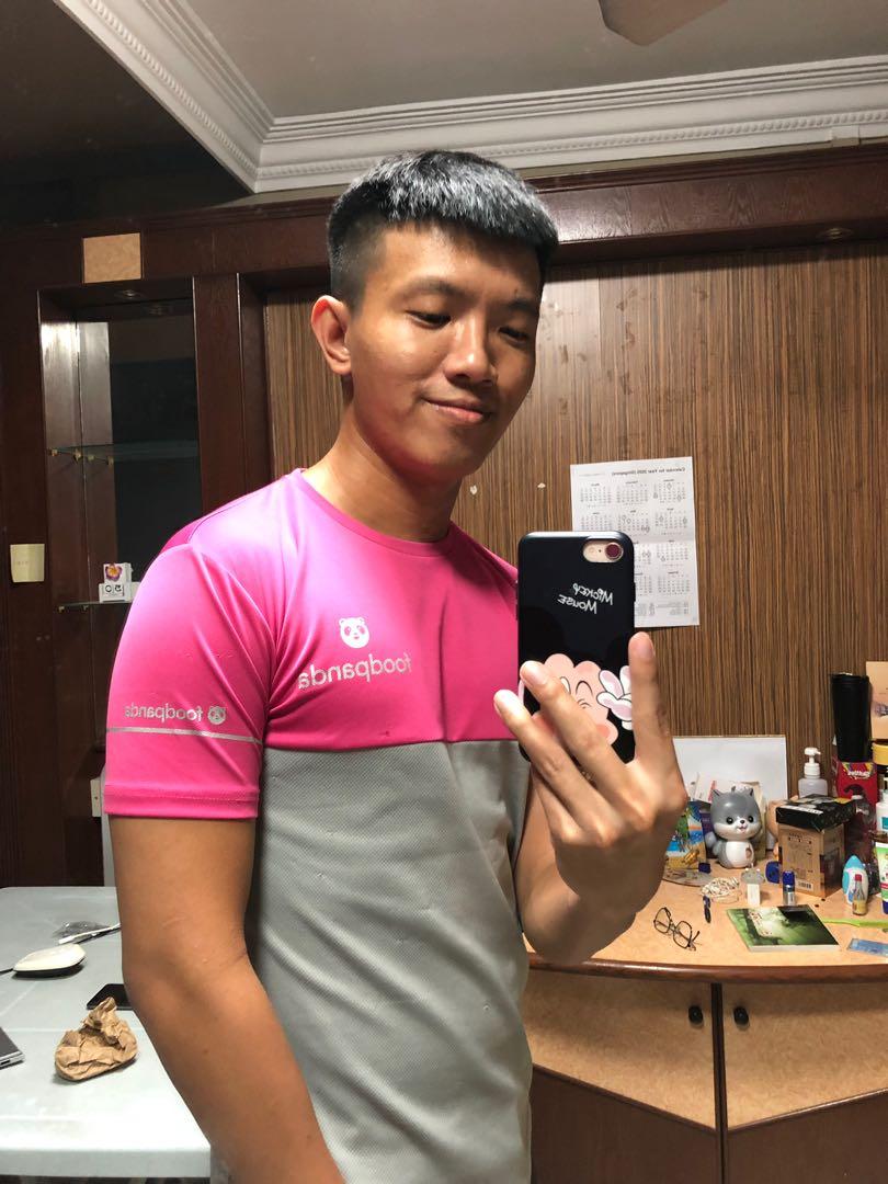 Foodpanda uniform, Men's Fashion, Tops & Sets, Formal Shirts on Carousell