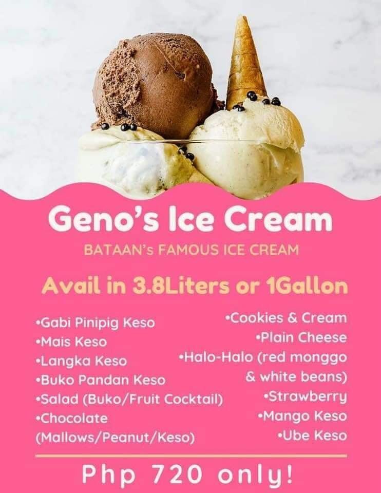 Geno’s ICe Cream, Food & Drinks, Local Eats on Carousell