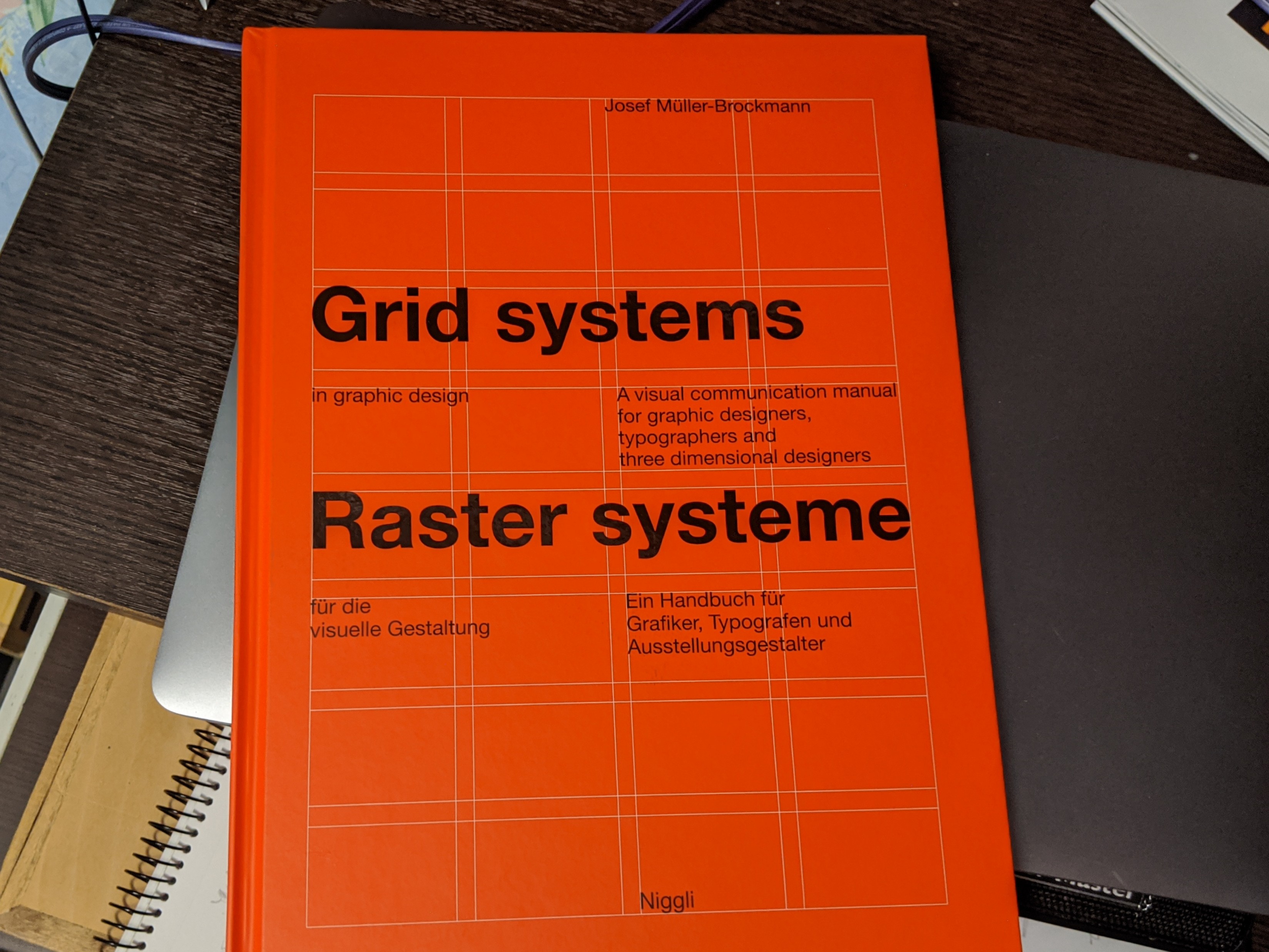 Grid Systems in Graphic Design Müller-Brockmann 設計排版, 書本 & 文具, 雜誌及其他 ...