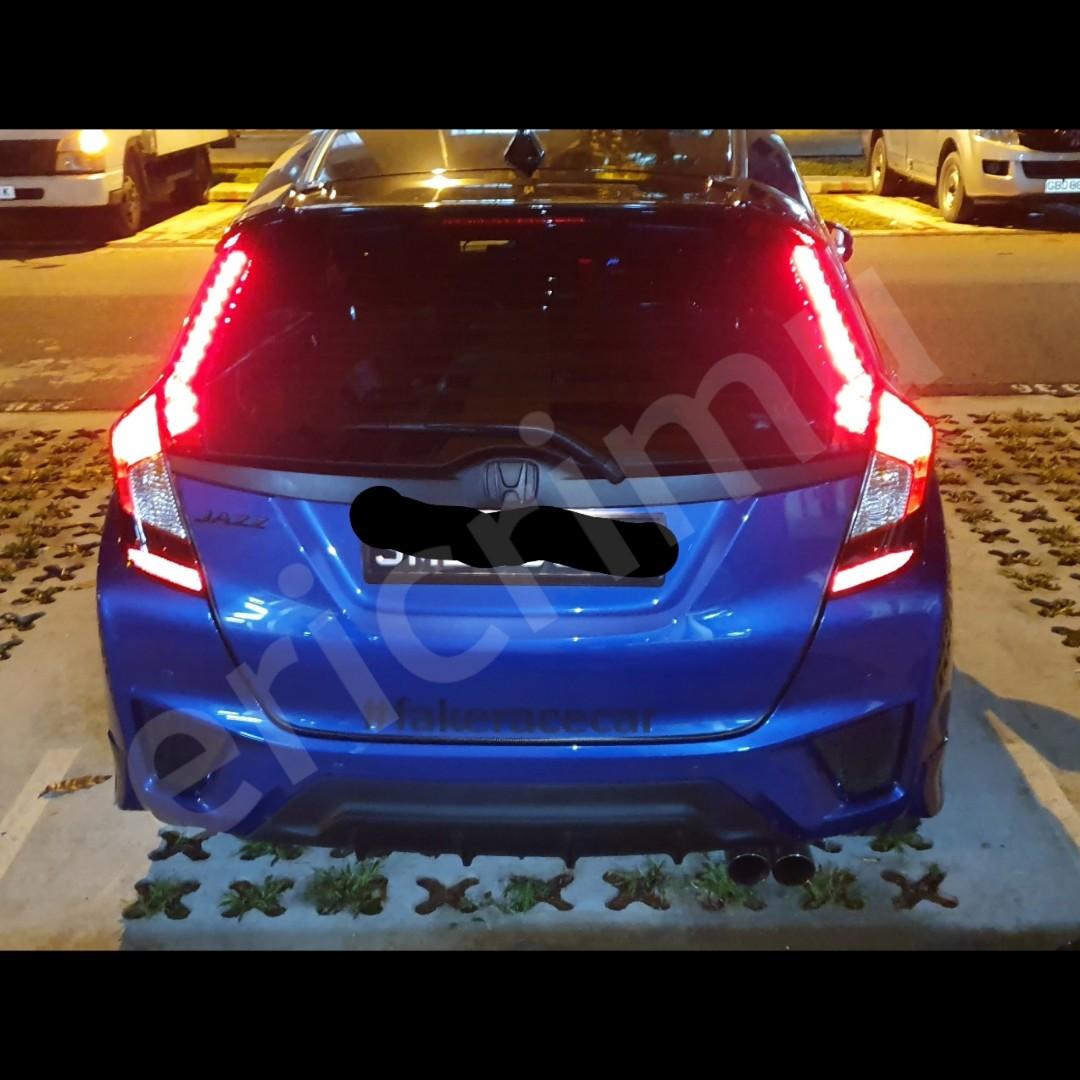 Honda Fit / Jazz GK GP Rear Reflector / Pillar LEDs Brake Light for ...