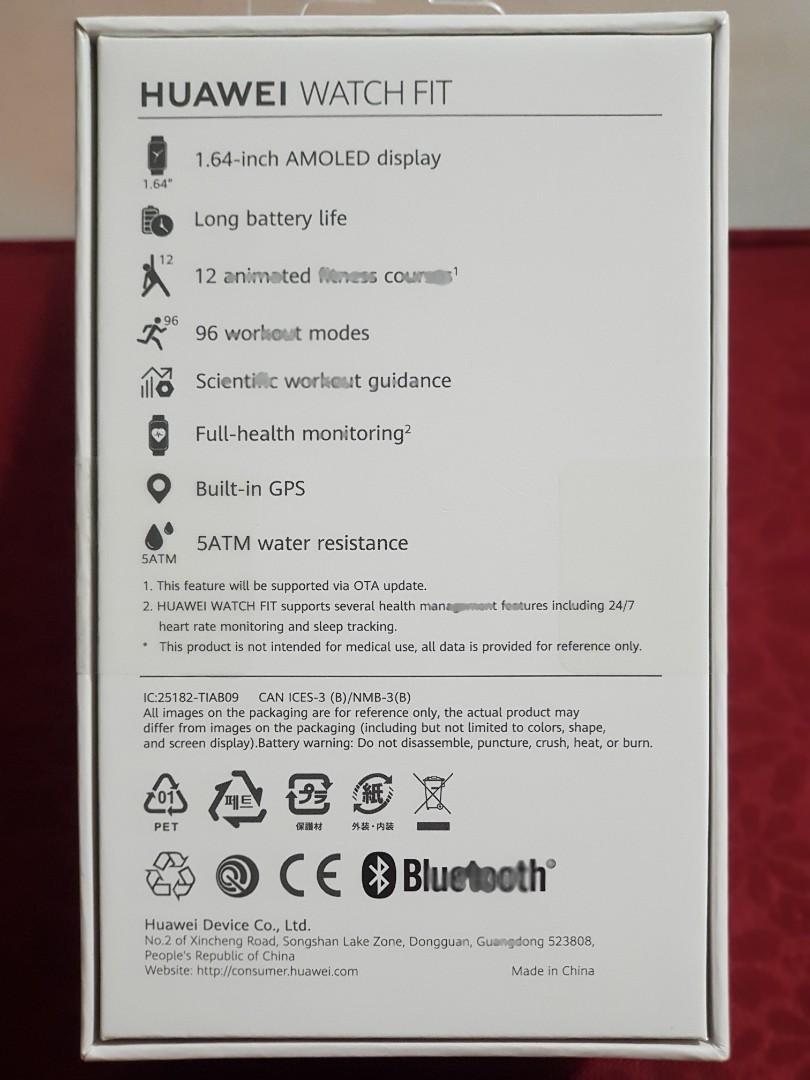 Huawei Watch Fit Sealed, Audio, Earphones on Carousell