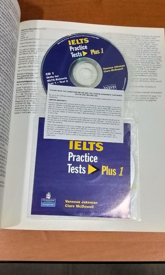 IELTS Practice Tests Plus 1 (Pearson Longman), Books & Stationery ...