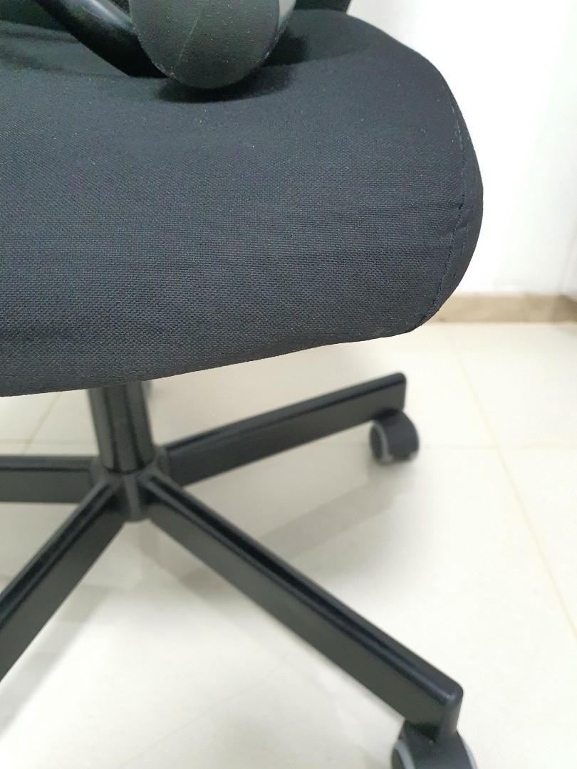 IKEA FLINTAN / NOMINELL Office Chair with Arm Rest Black, Furniture ...