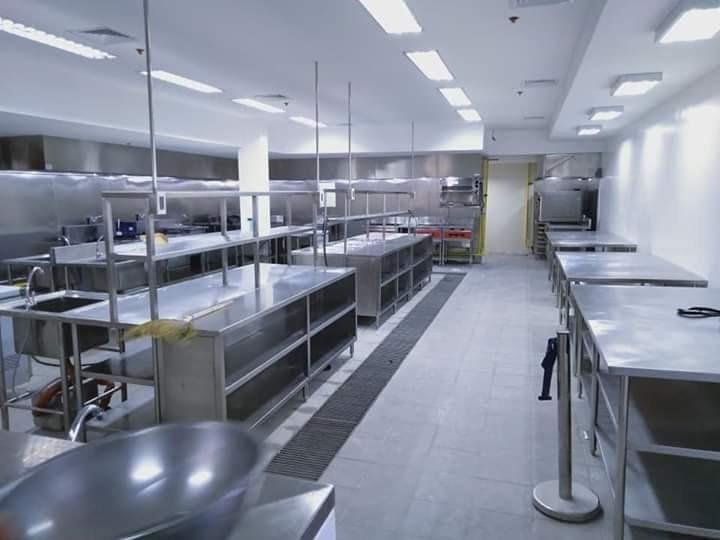 Kitchen Exhaust Restaurant Ducting Fresh air Stainless Steel Tables ...