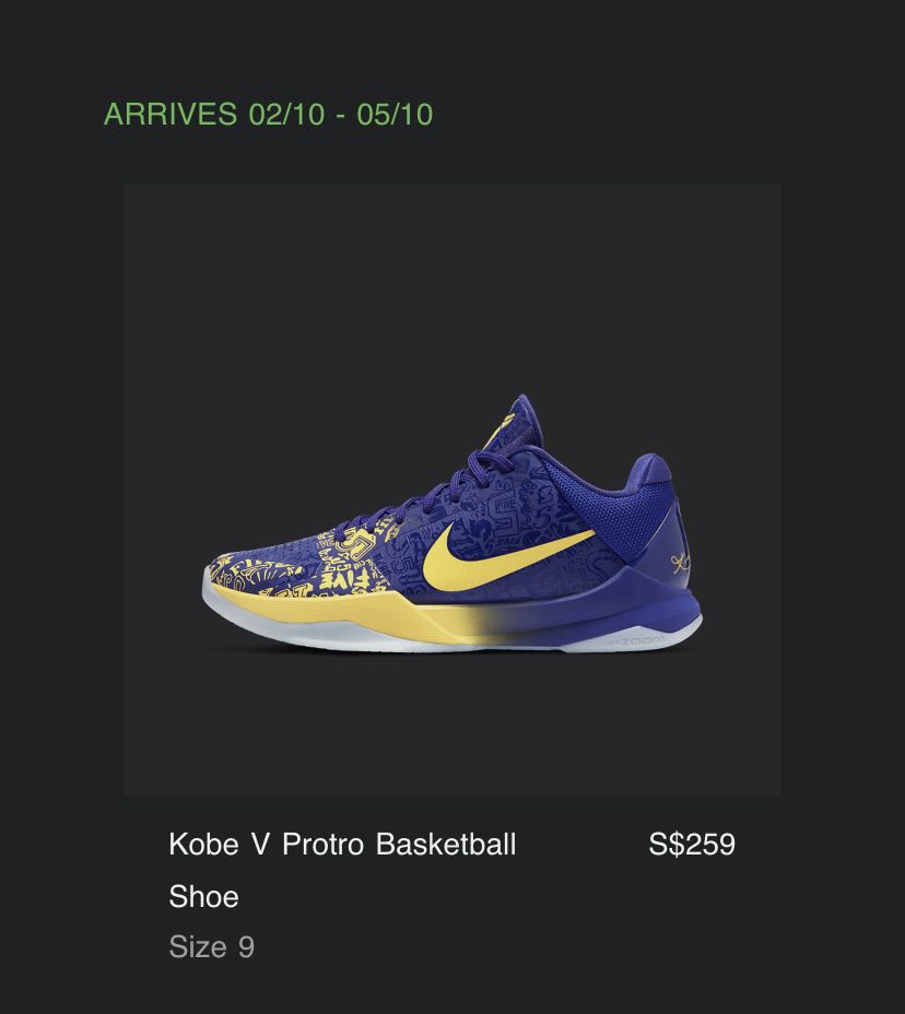 Nike Kobe V Proto, Men's Fashion, Footwear, Sneakers on Carousell