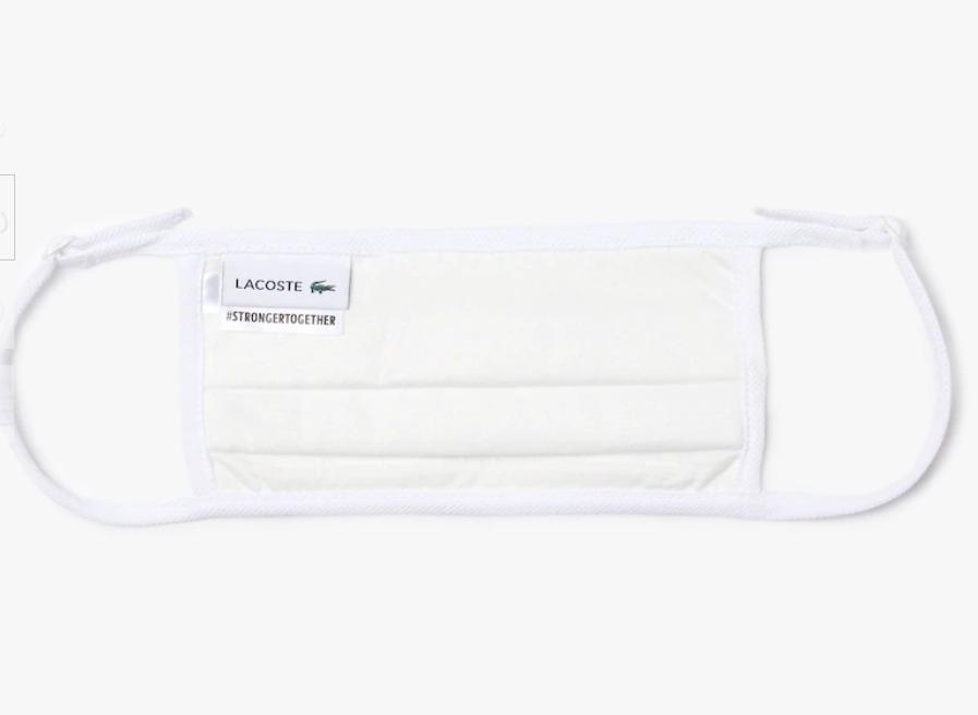 Lacoste X Roland Garros Face Mask, Health & Nutrition, Face Masks ...
