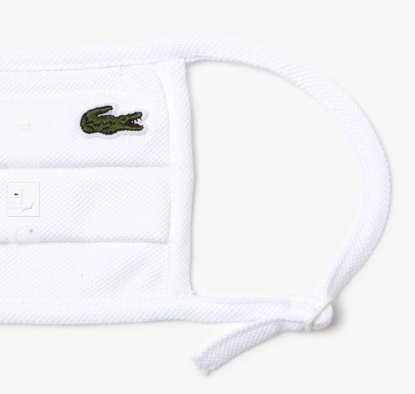 Lacoste X Roland Garros Face Mask, Health & Nutrition, Face Masks ...