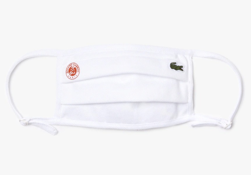 Lacoste X Roland Garros Face Mask, Health & Nutrition, Face Masks ...