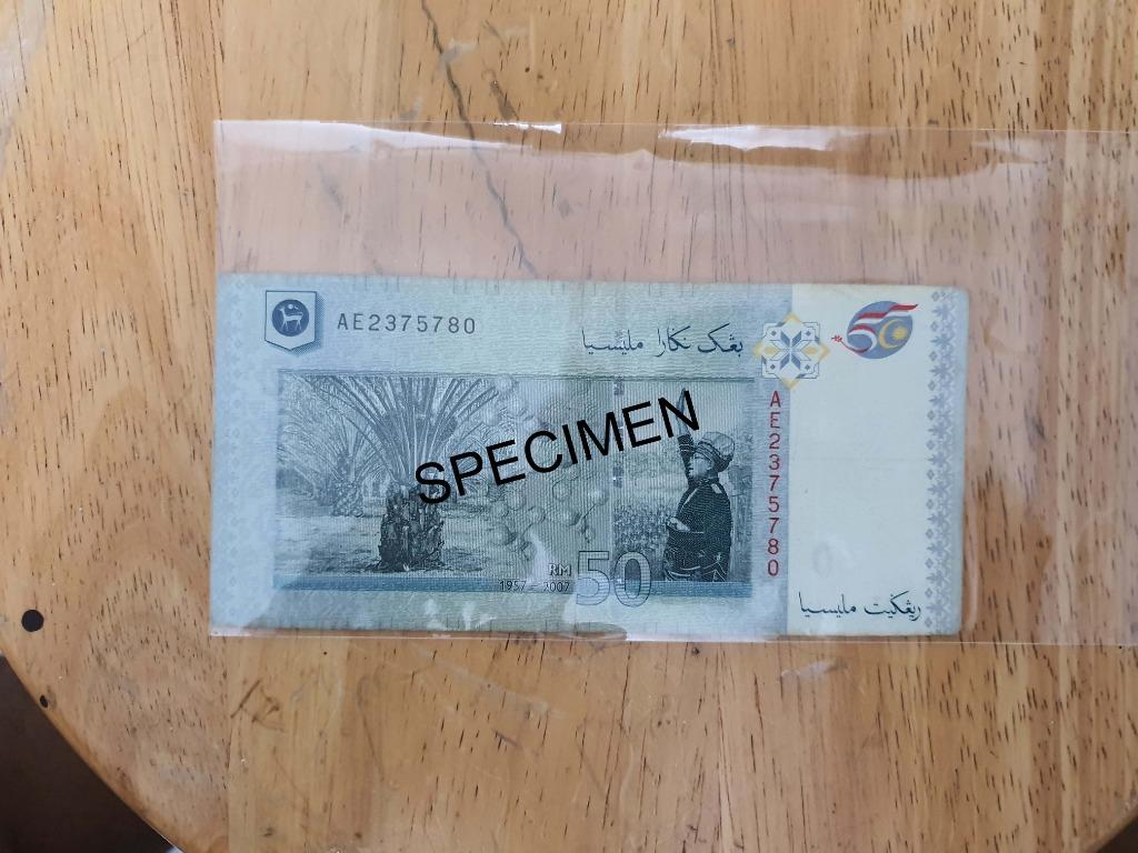 Merdeka Logo RM50 Banknotes, Hobbies & Toys, Collectibles & Memorabilia ...