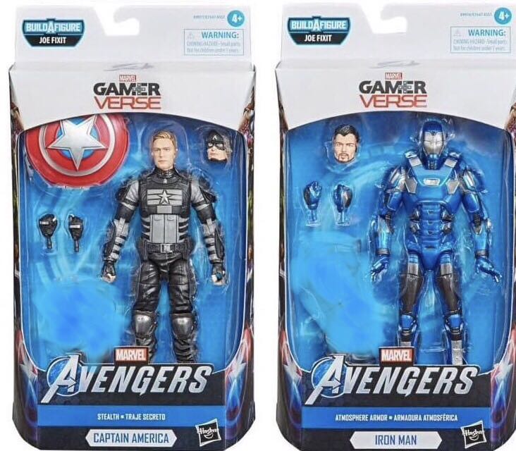 Marvel Legends Gamerverse Captain America Iron Man NOJoe Fixit BAF ...