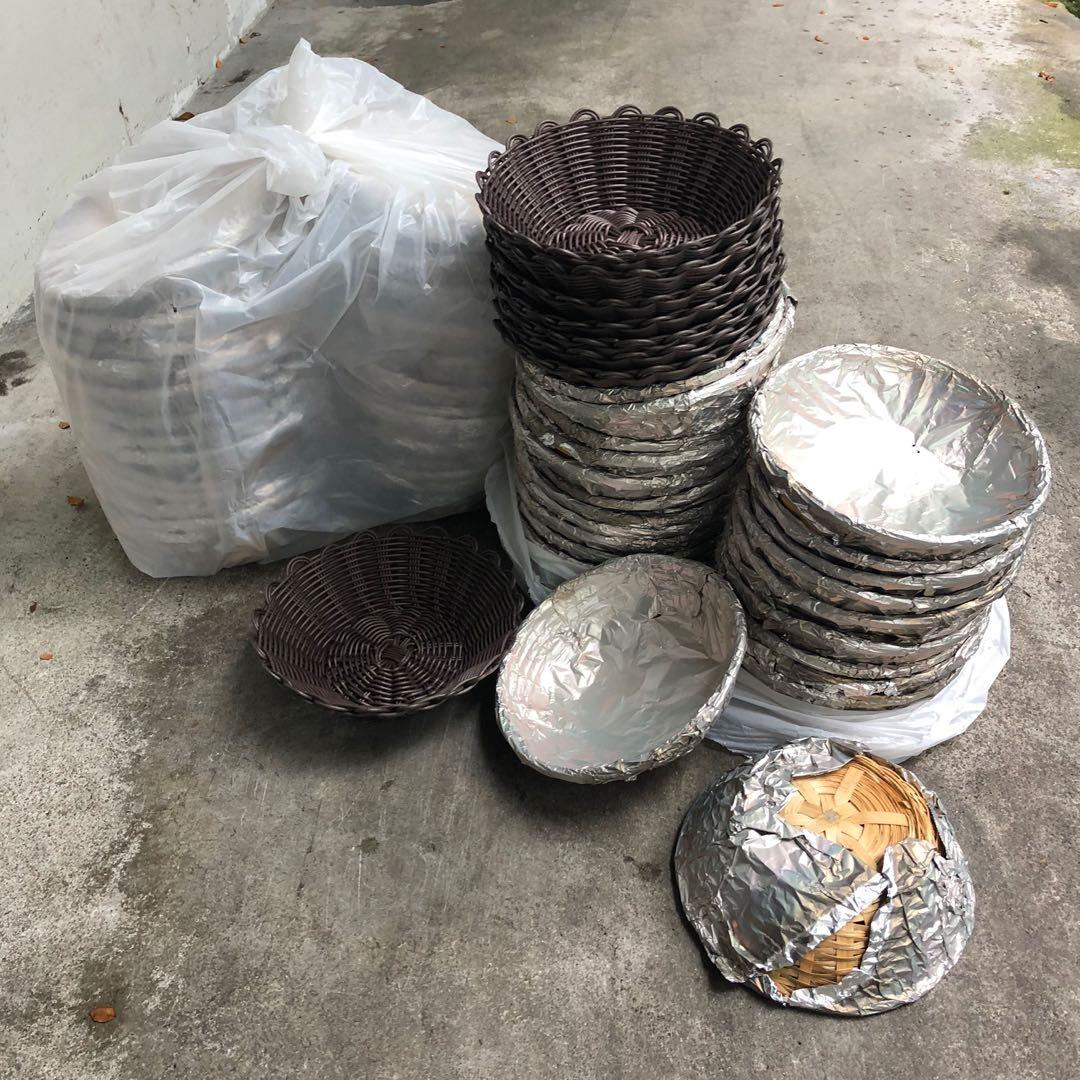 Mini wok , claypot rice basket. Approx 50pcs. Ban mian, zi char, nasi ...