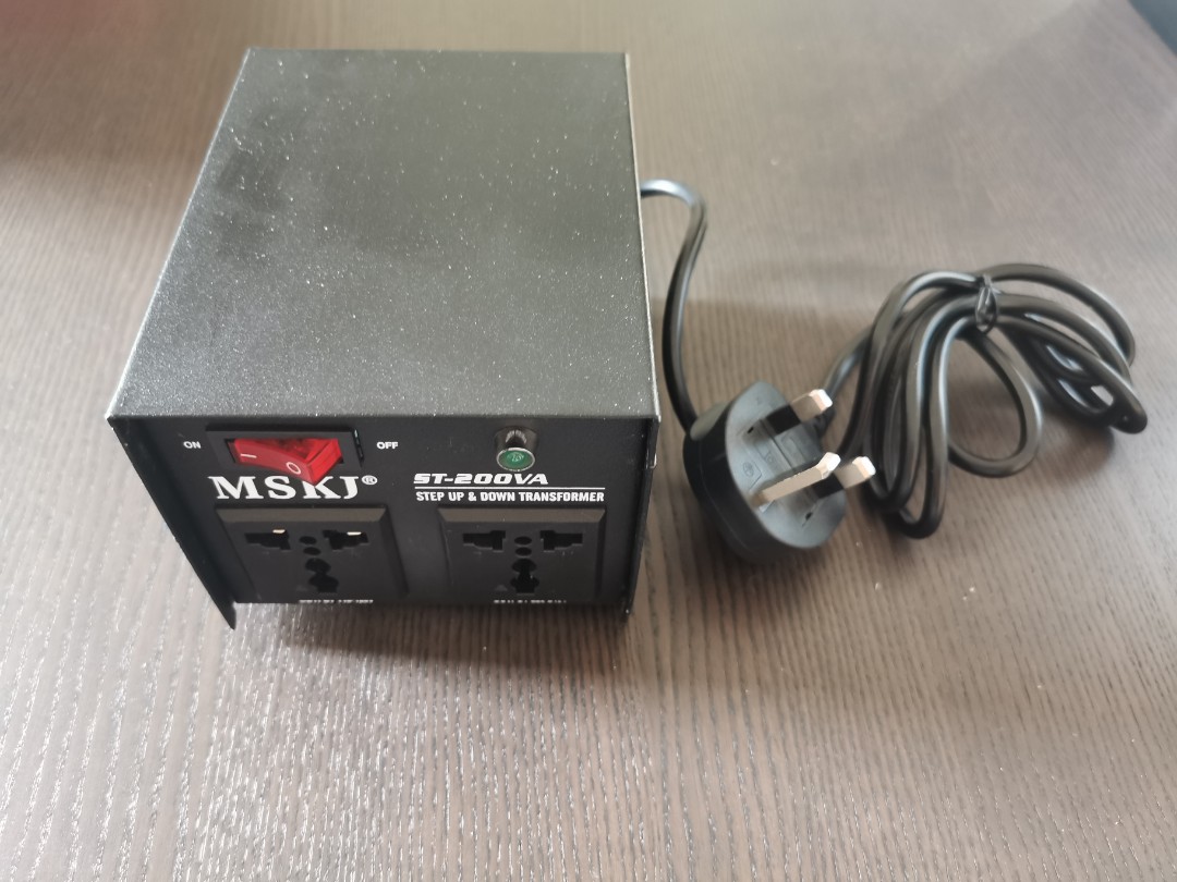 MKSJ Step Up & Down Transformer - 200W, Audio, Other Audio Equipment on ...
